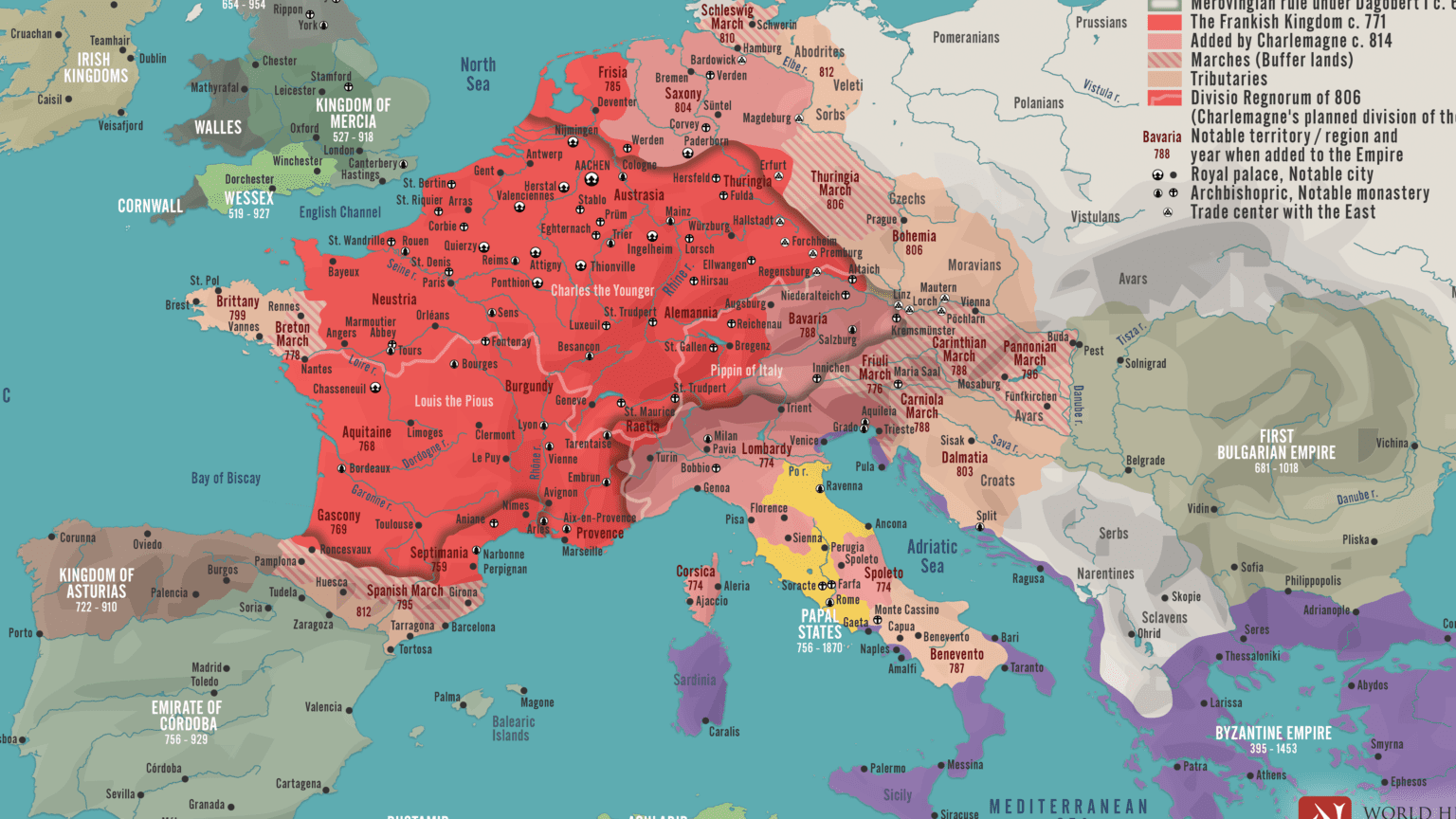 El poder y la organización del Imperio Carolingio: descubre su ...